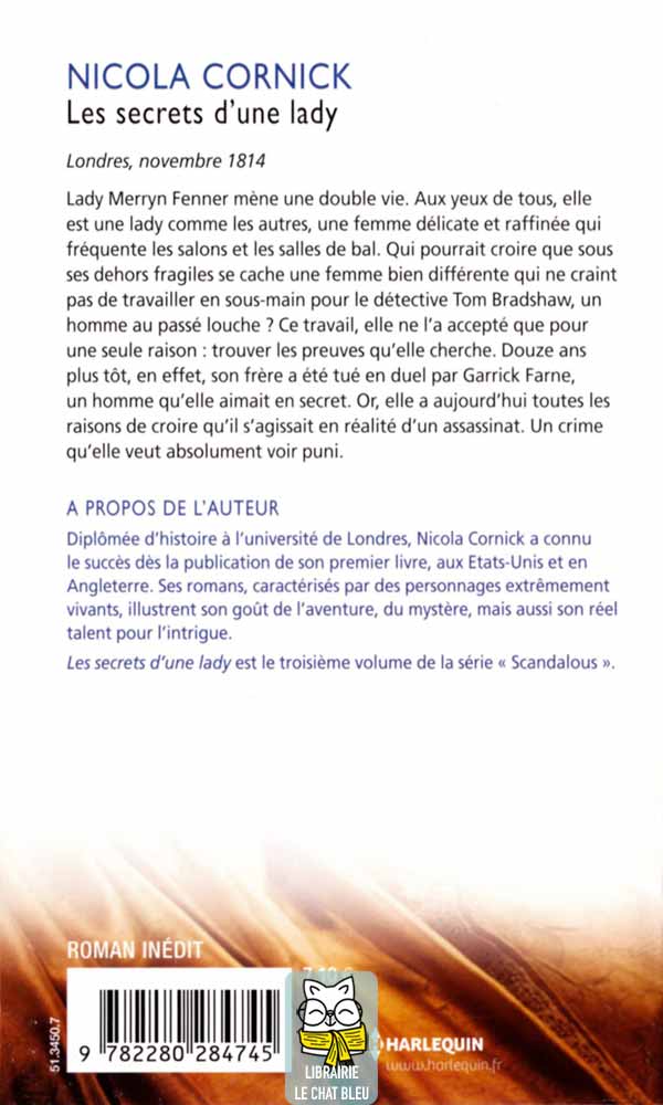 Les secrets d'une lady (Nicola Cornick) - Livre Harlequin