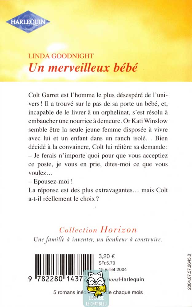 Un merveilleux bébé (Linda Goodnight) - Livre Harlequin